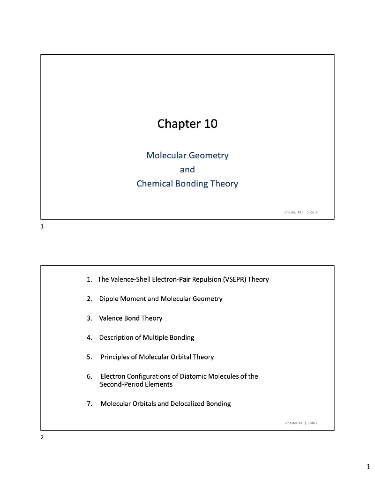 Chapter 10 Notes - Fa22 CHEM 1061 21-22 Principles of Chemistry 1 ...