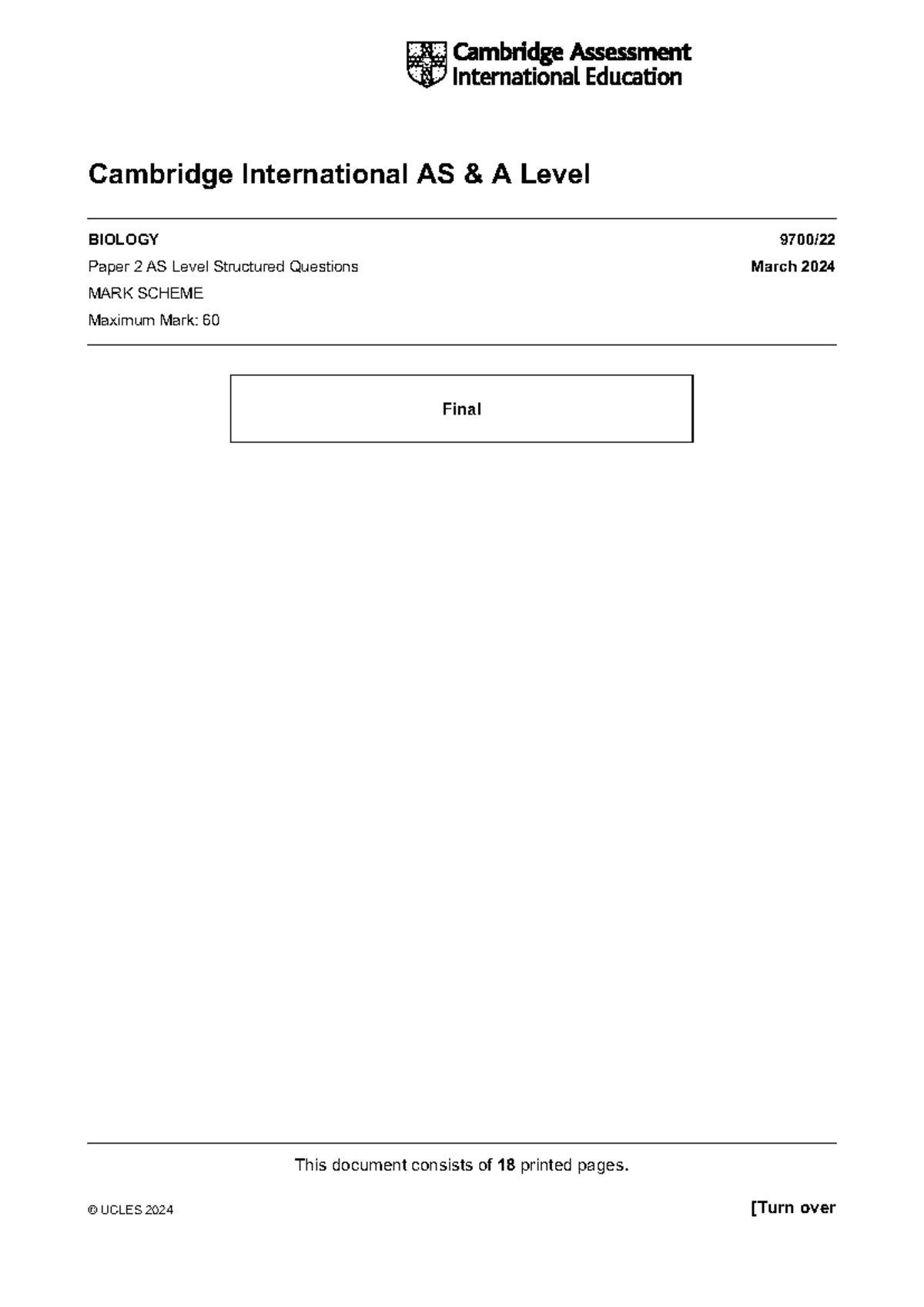 CIE Paper 2 2024 MS - This document consists of 18 printed pages ...