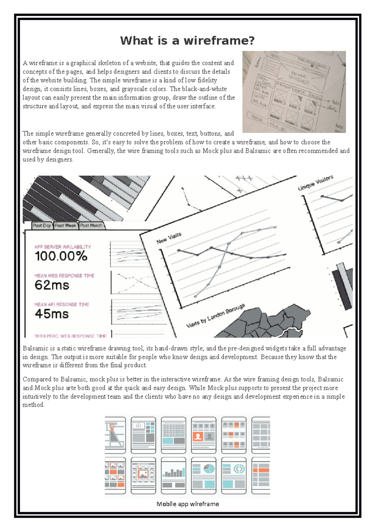 What is a wireframe - Lecture notes 5,6 - What is a wireframe? A ...