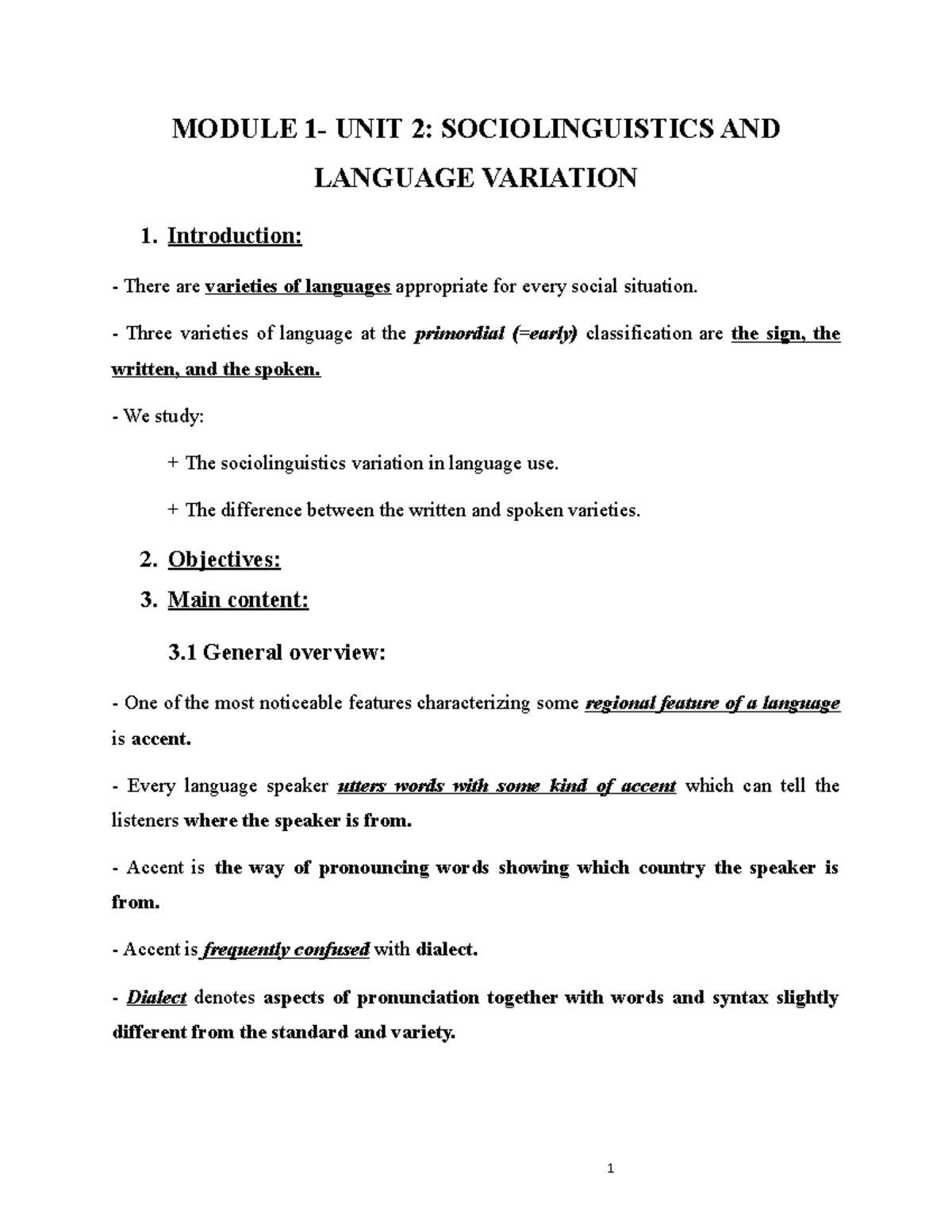 Module 1 - UNIT 2 - NGHIÊN CỨU KHOA HỌC - MODULE 1- UNIT 2 ...