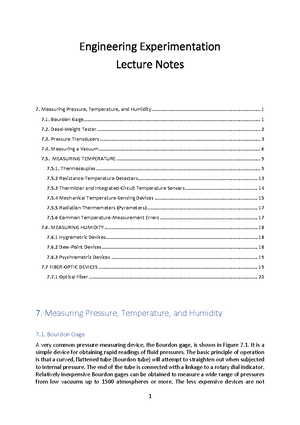 Chapter 1 and 2 Engineering Experimentation - Engineering ...