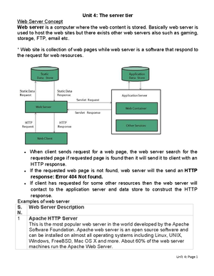 Unit 2 notes web technology - Unit 2: Unit 2: Issue of Web Technology ...