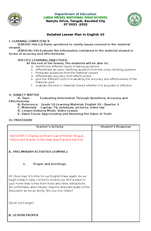 HOPE 3 Q1 M2 - Hope 3 Quarter 1-Module 2 - Health Optimizing Physical ...