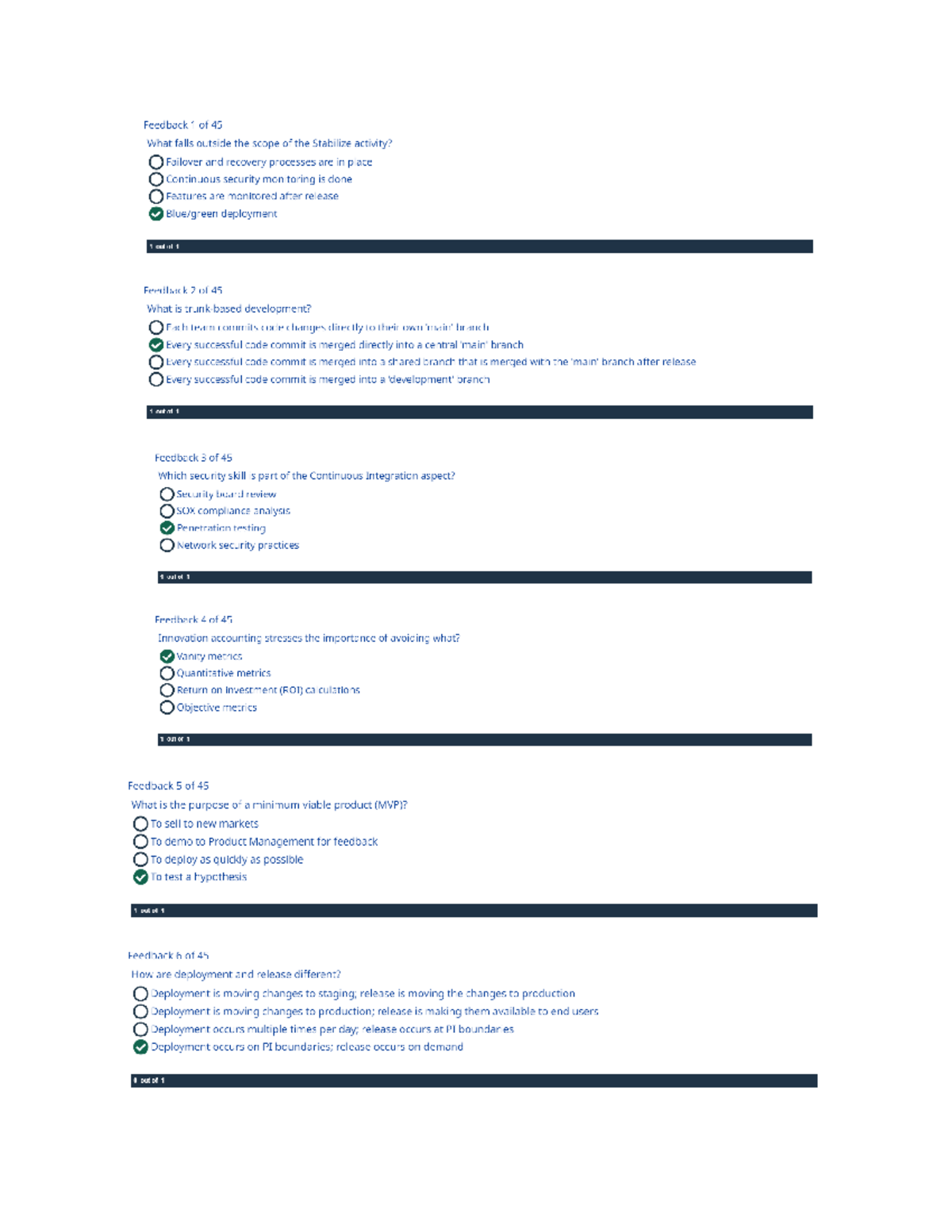 Safe devops practice test - Computer Science SL - Studocu