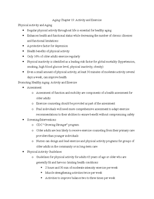 Aging Chapter 11 - Lecture notes - Aging Chapter 11: Safe Medication ...