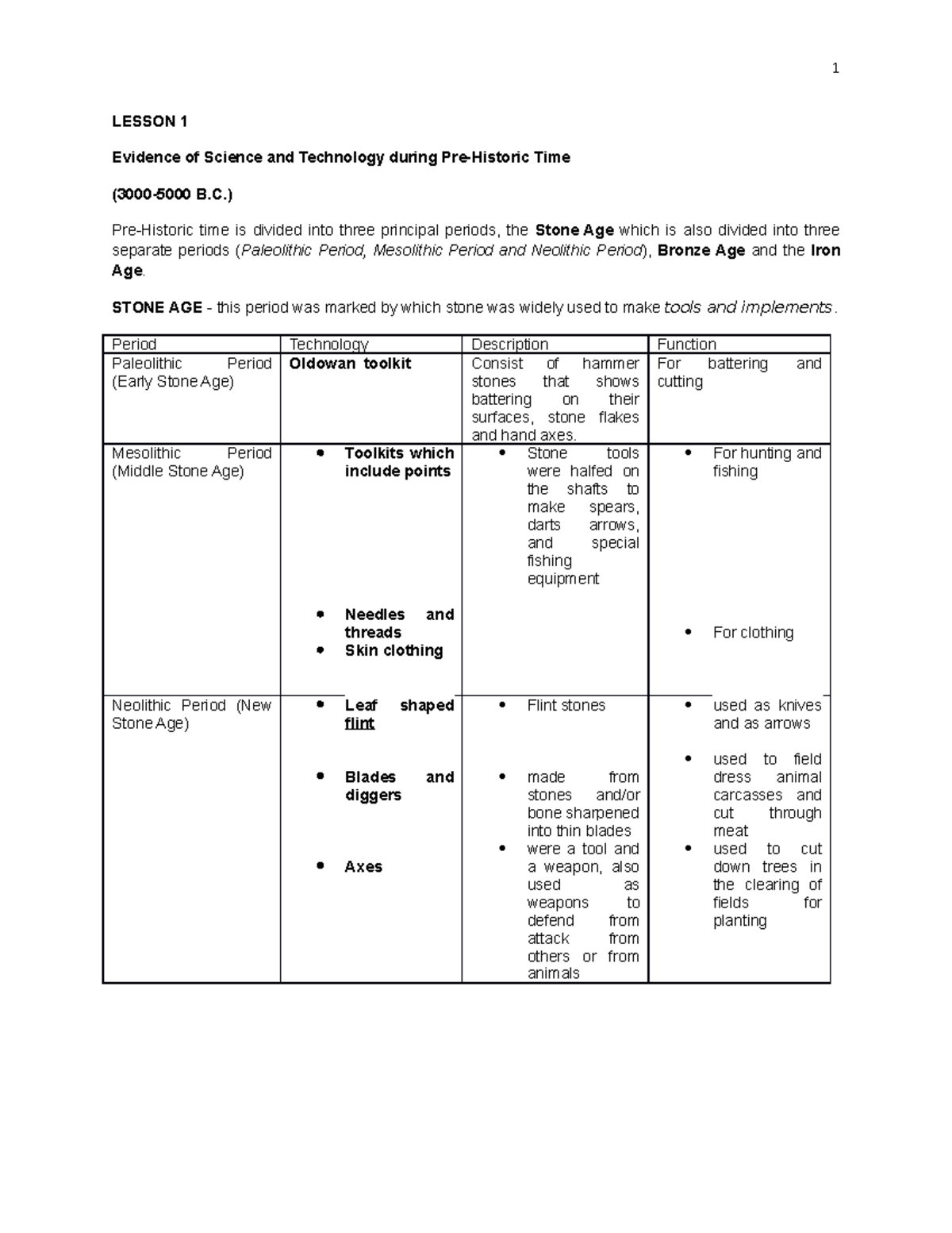 Reviewer-IN-STS - english - LESSON 1 Evidence of Science and Technology ...