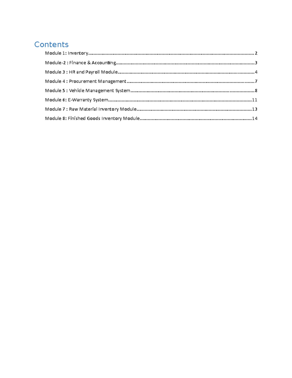 All Software Modules - Contents Module 1: - Studocu