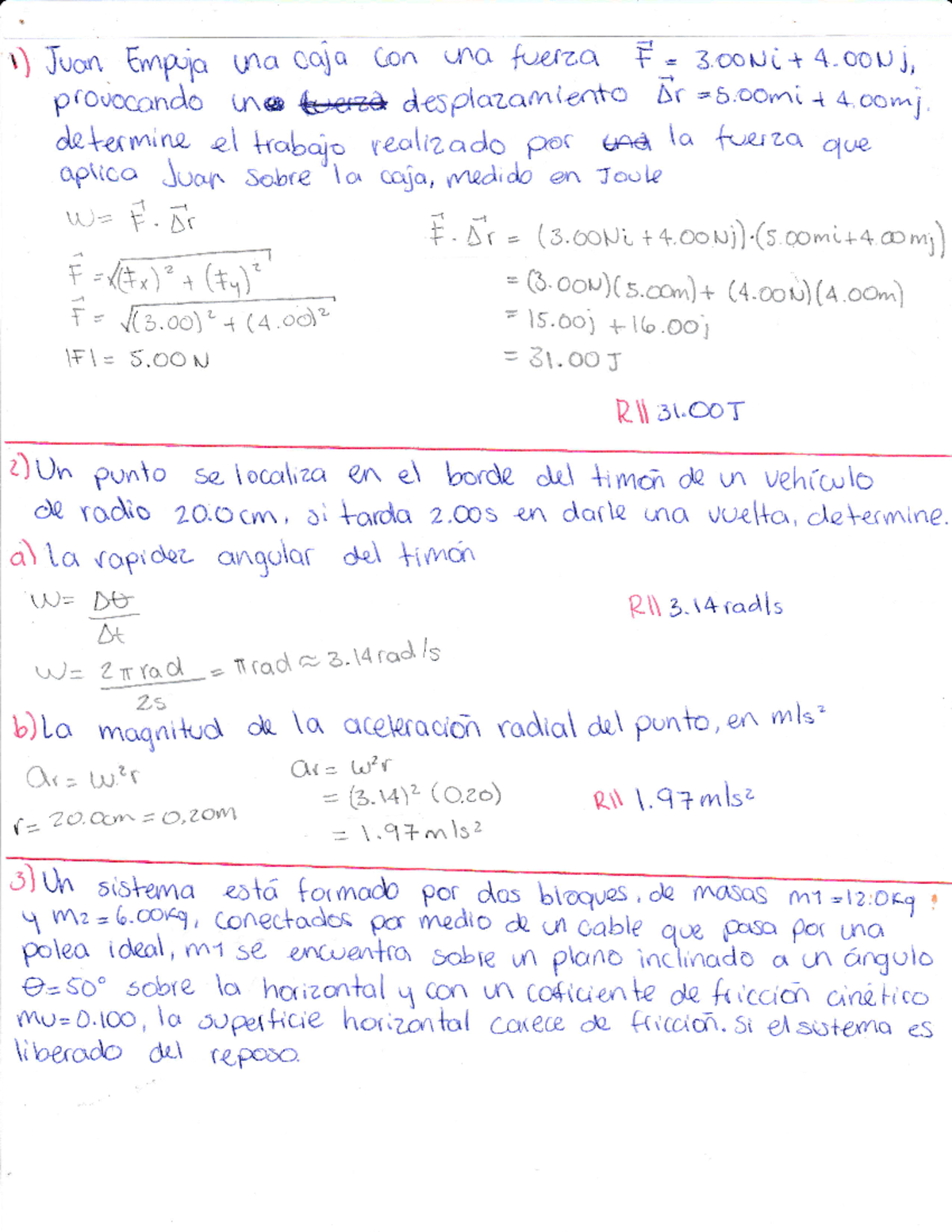 20 EC#2 - parcial - Física 1 - Studocu