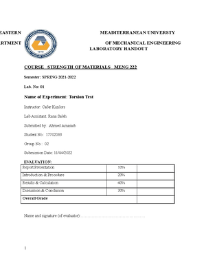 Chap 1 - Introduction to materials - CIVL222 STRENGTH OF MATERIALS ...