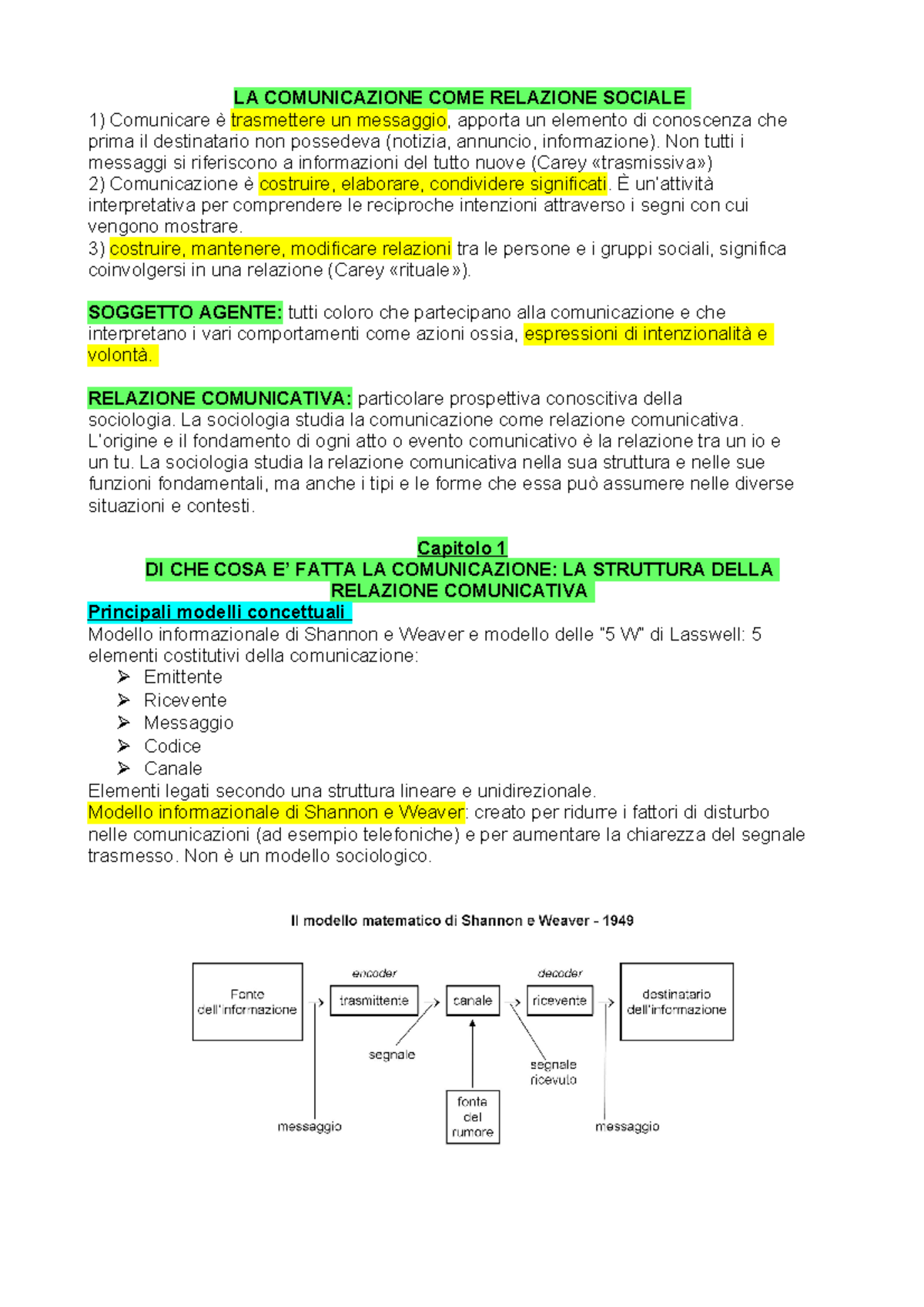 Riassunto Gili ok - Comunicazione, cultura, società - LA COMUNICAZIONE COME RELAZIONE SOCIALE ...