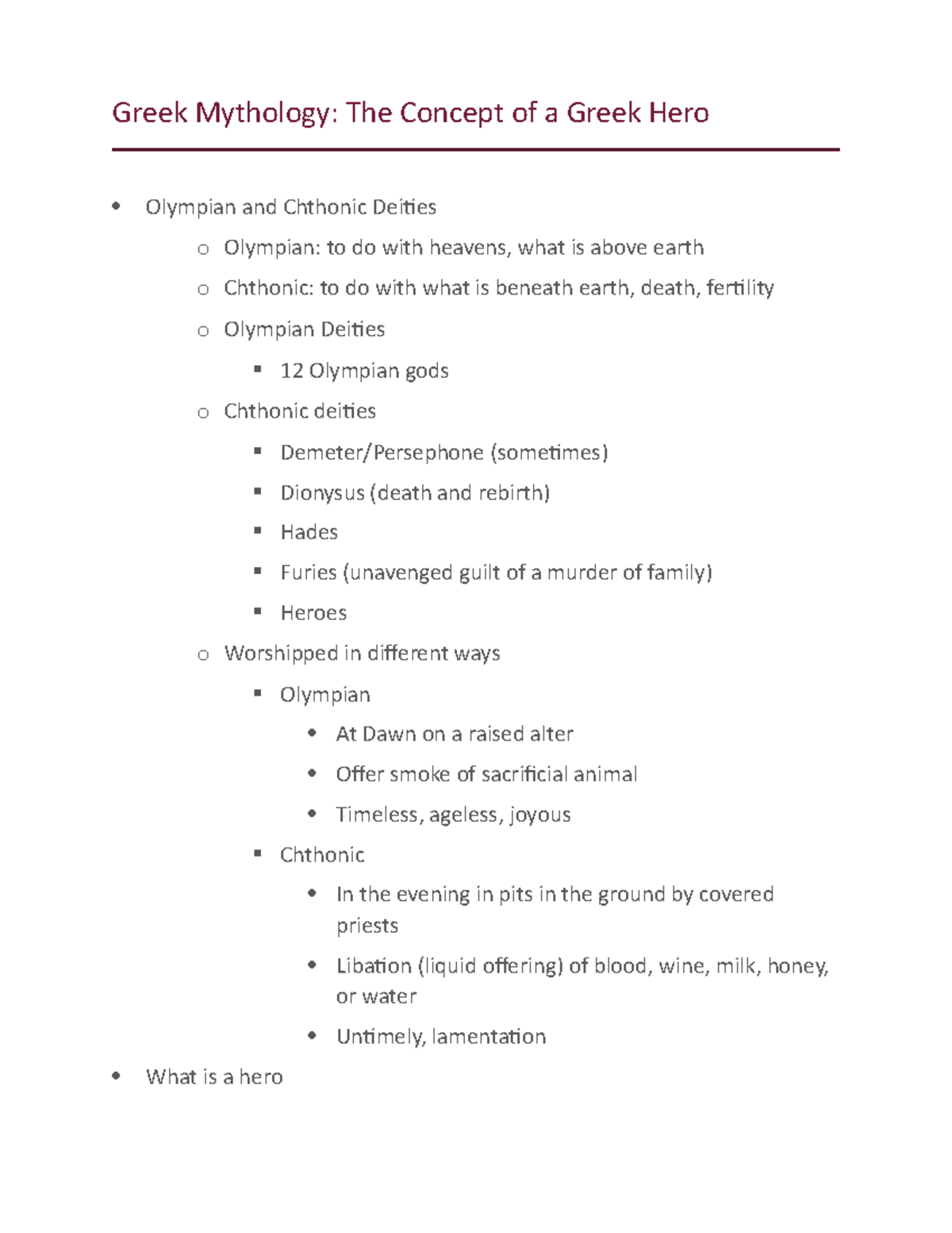 The concept of a greek hero - Greek Mythology: The Concept of a Greek ...