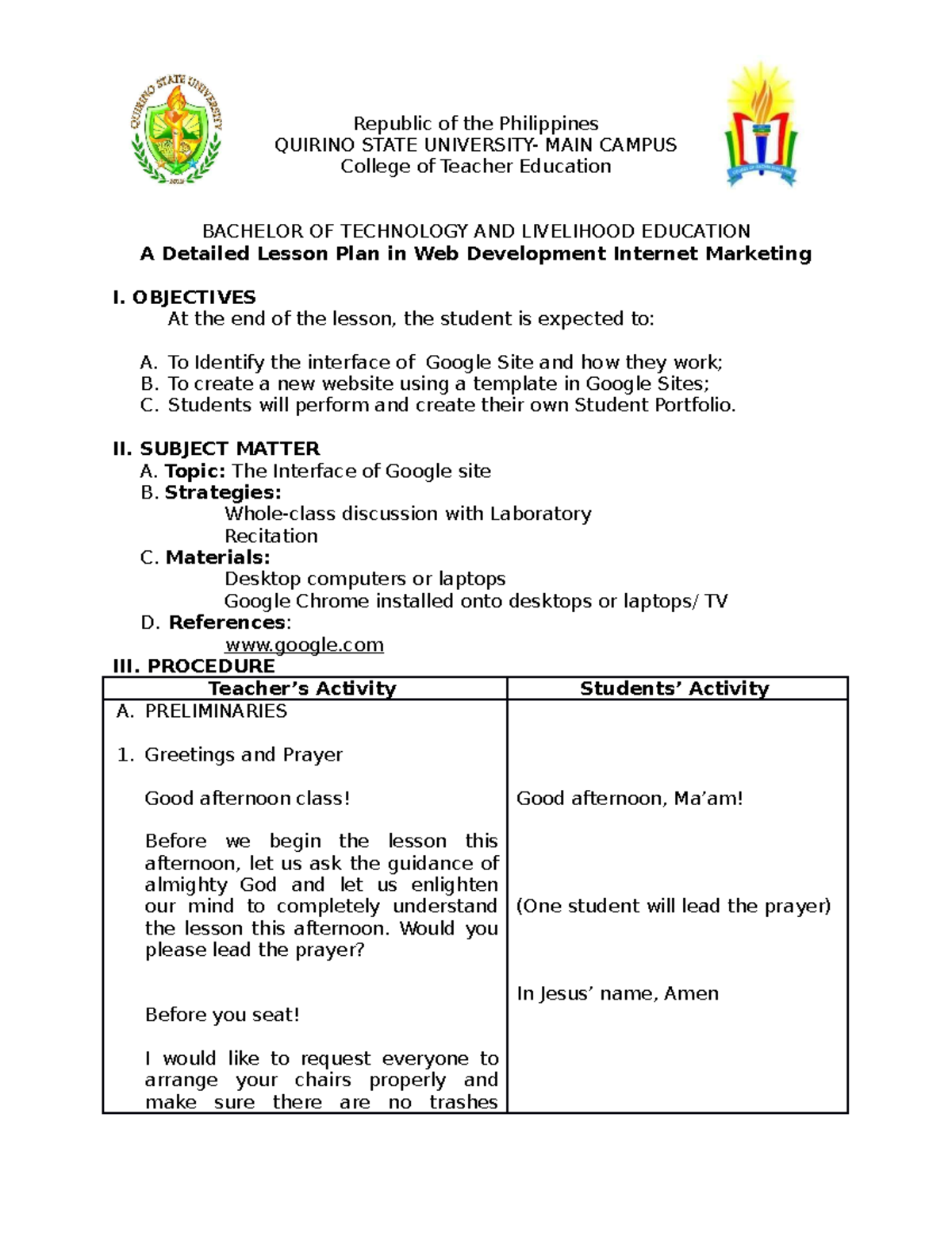 LP1 WEEK5 WEB DEV LAB - NNN - Republic of the Philippines QUIRINO STATE ...