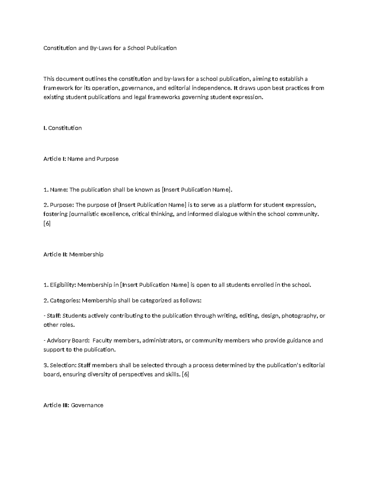 Constitution an-WPS Office - Constitution and By-Laws for a School ...