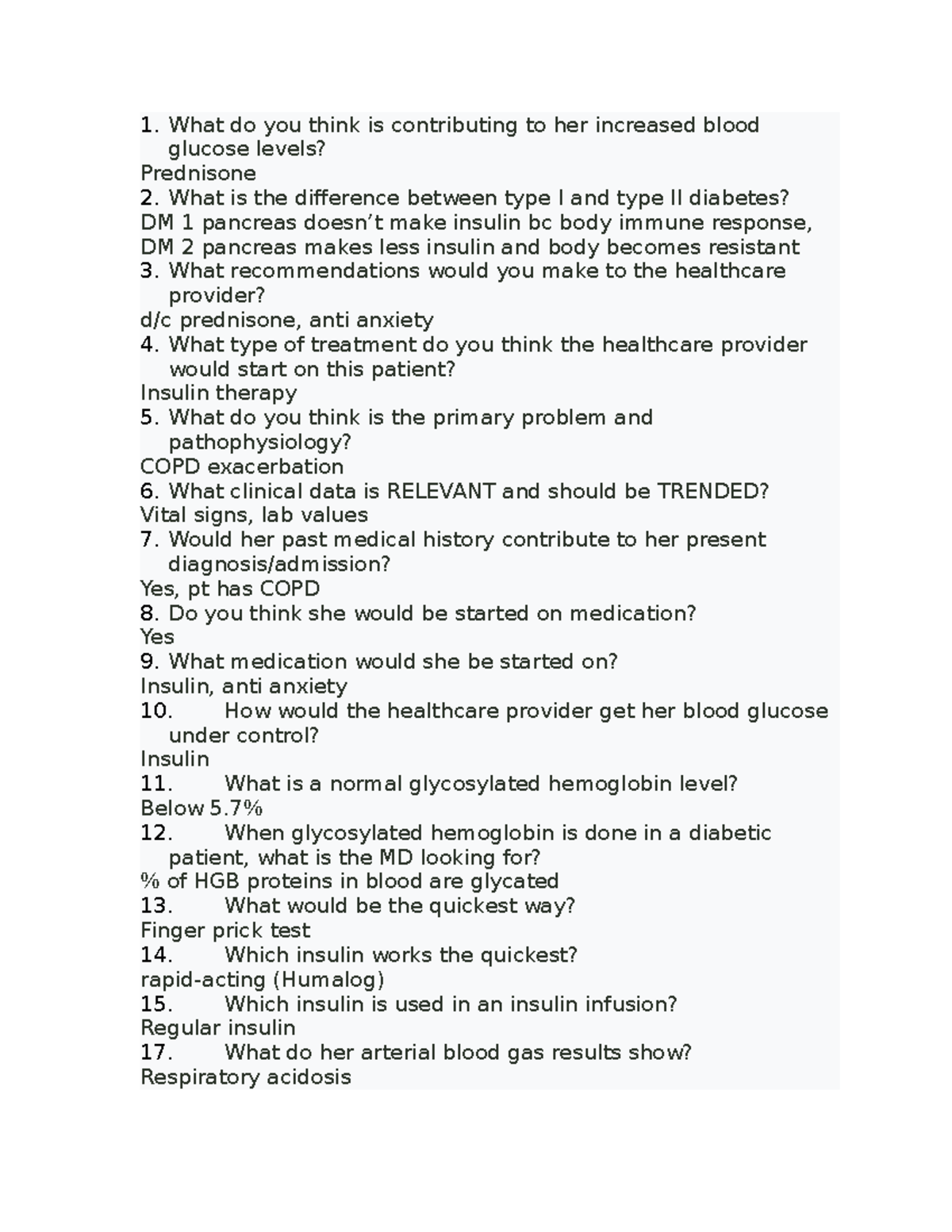 Case studies week 5 - sdffd - What do you think is contributing to her ...