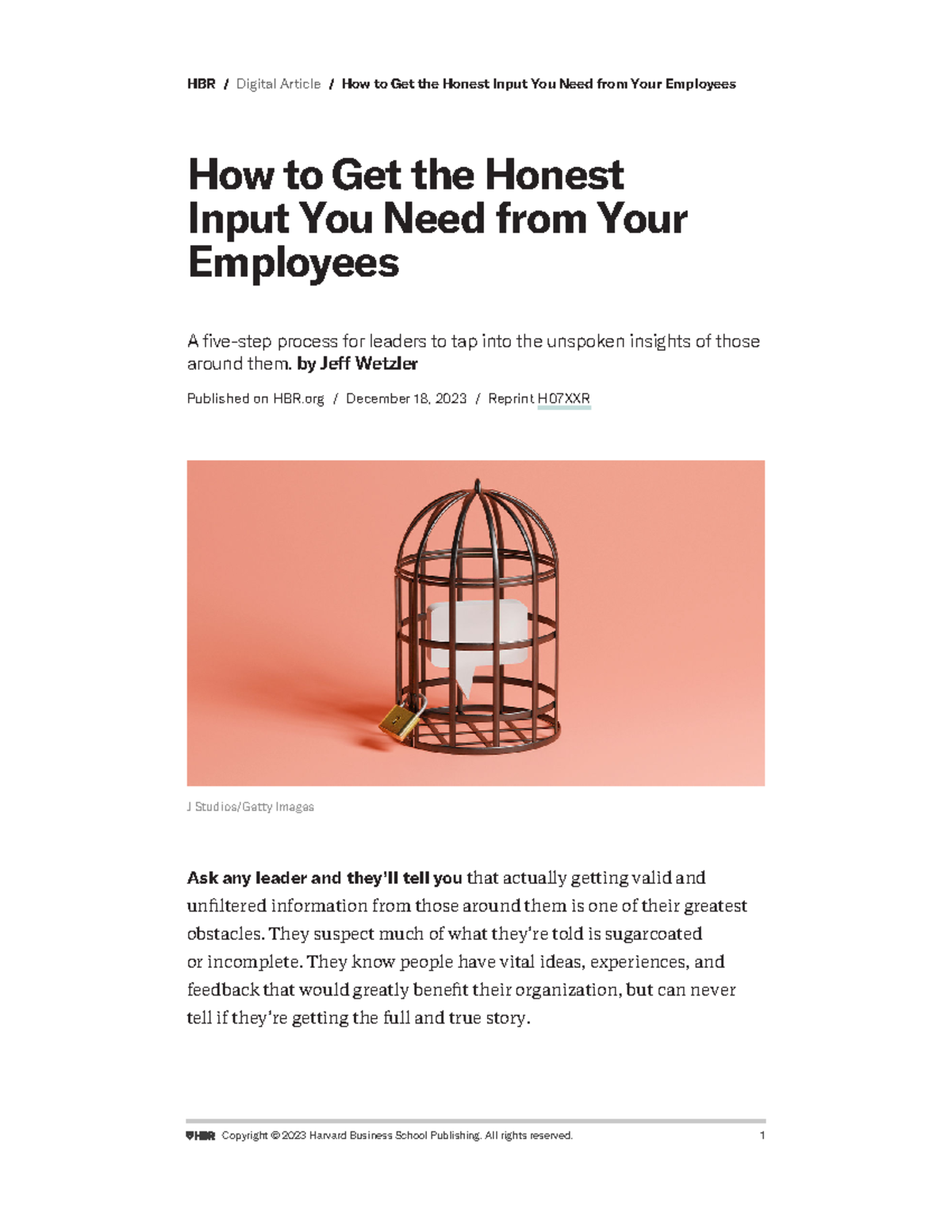 2 How to Get the Honest Input You Need from Your Employees - How to Get ...