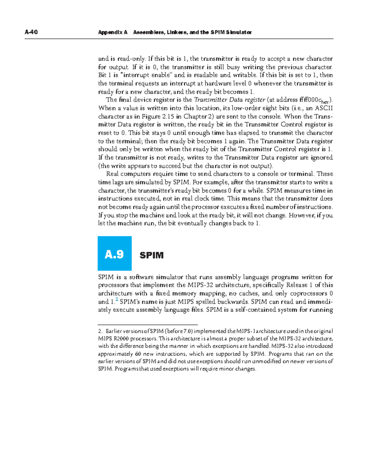Appendix A9-A10 dddd - A-40 Appendix A Assemblers, Linkers, and the ...