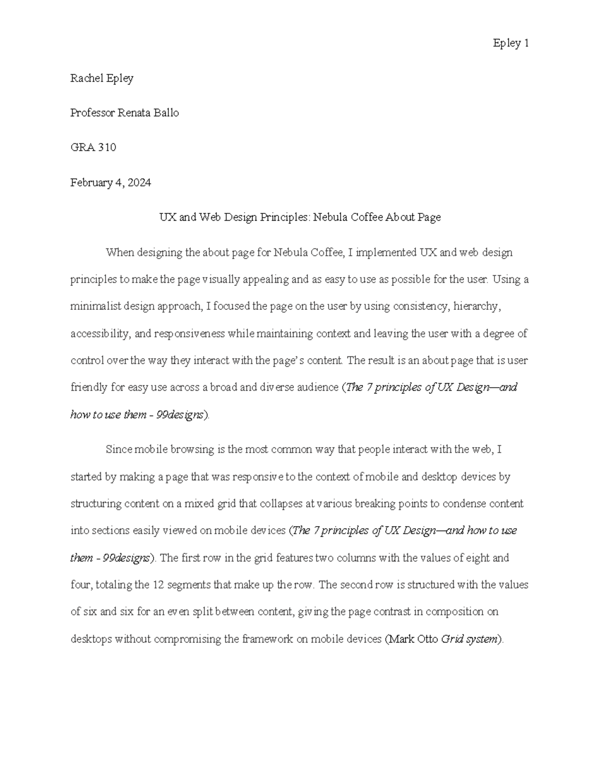 Module 4-2 Written Response Accessibility and Optimization Assignment ...