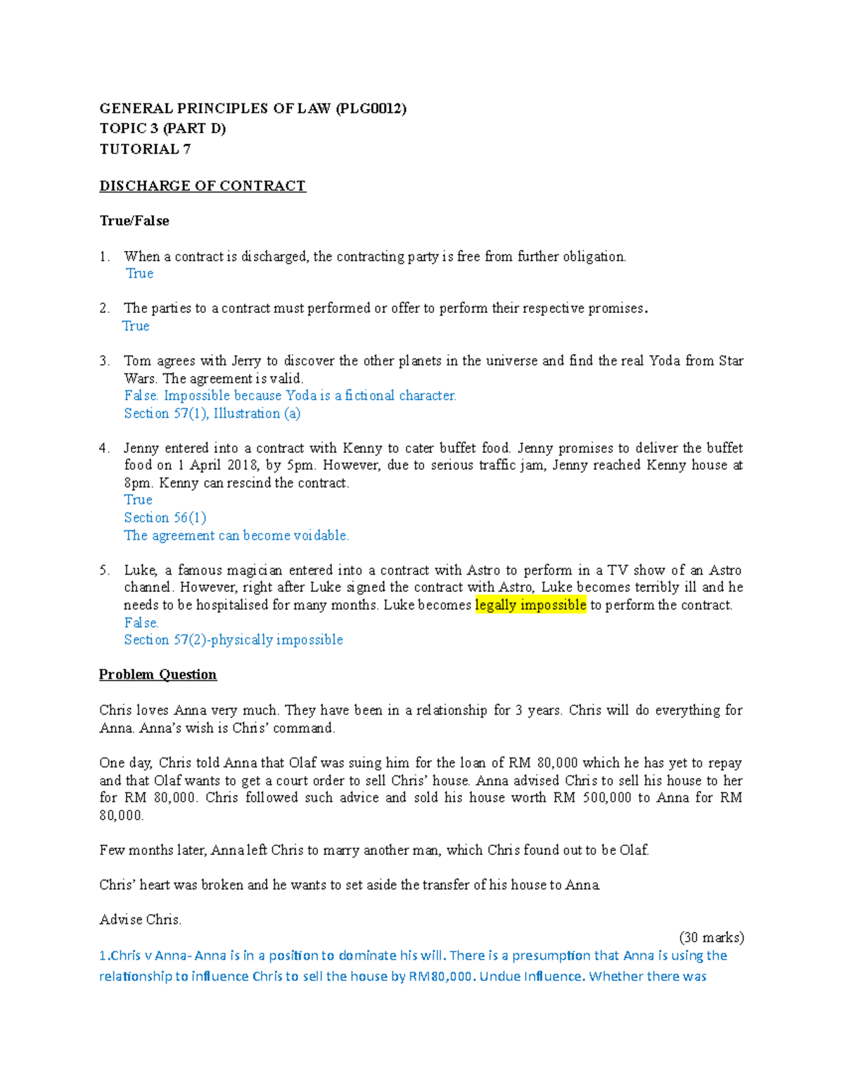 TUT 7 - Topic 3 (PART D) - use it at your own risk - GENERAL PRINCIPLES ...