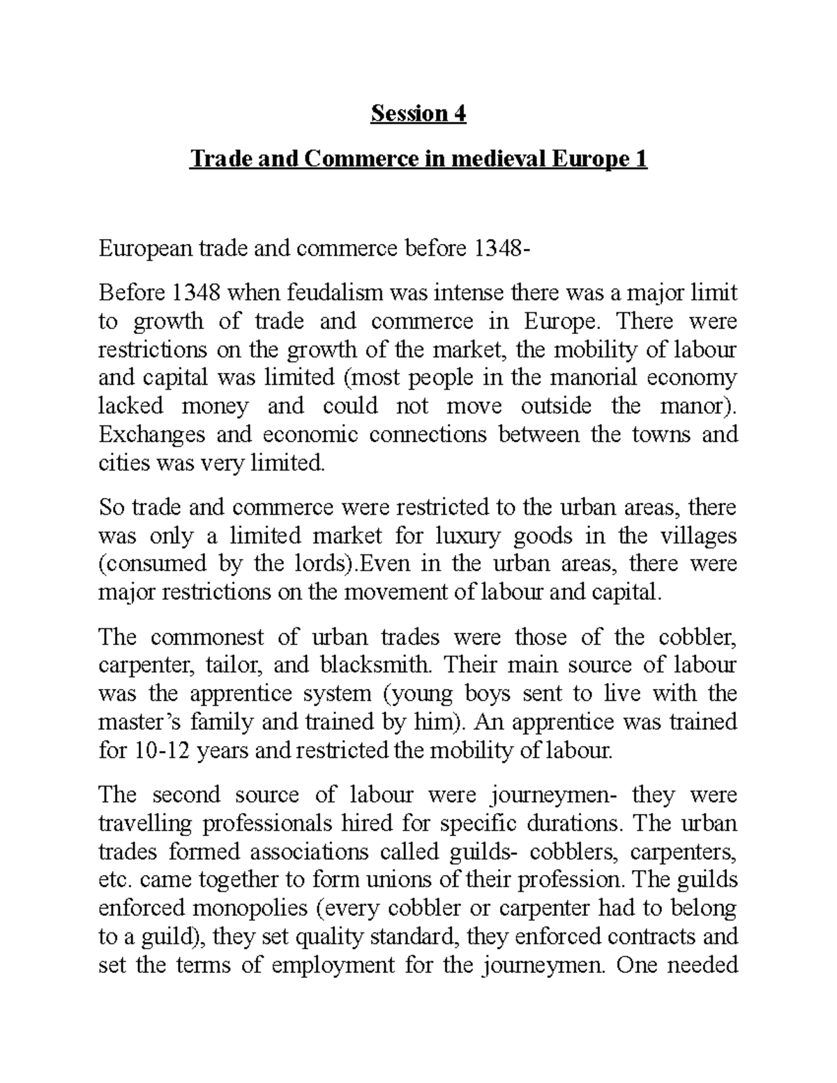 Session 4-3 - Business History - Session 4 Trade and Commerce in ...