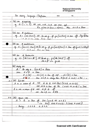 Chapter 1 Mathematical Language and Logic - Characteristics of a ...