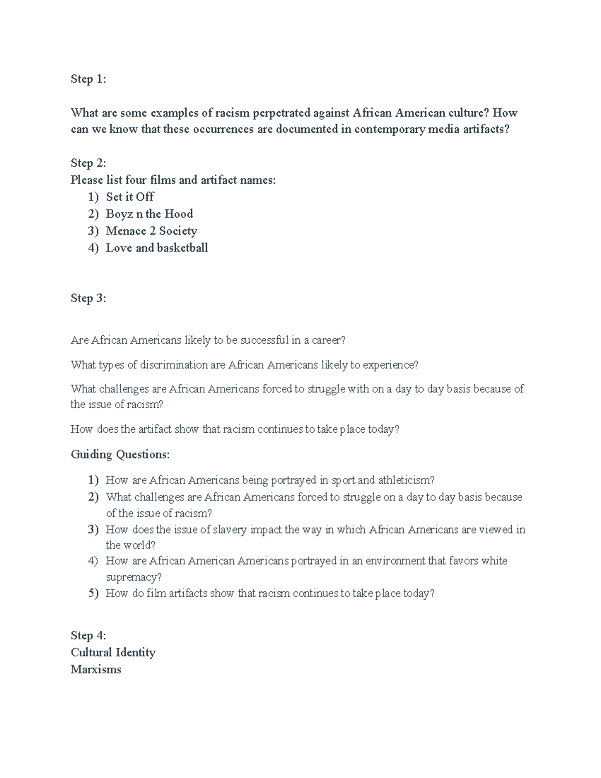 Case Study Topic Proposal COMM-145 - Step 1: What are some examples of ...