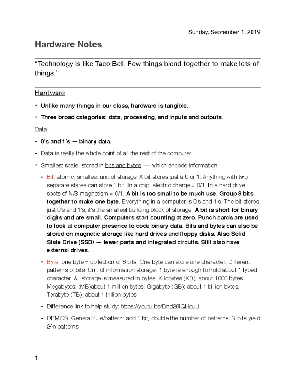 Hardware Notes - Weatherford - Hardware Notes “Technology is like Taco ...