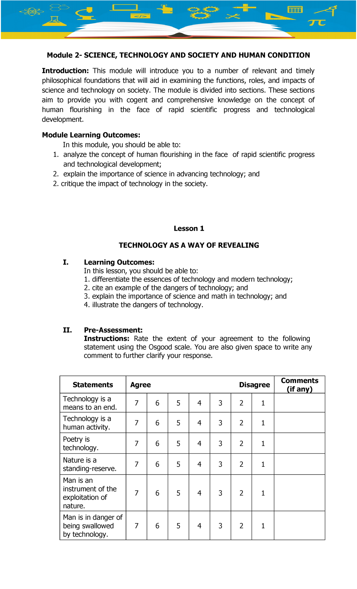 Pdfcoffee - sdhgshhhhhhhhf - Module 2- SCIENCE, TECHNOLOGY AND SOCIETY ...