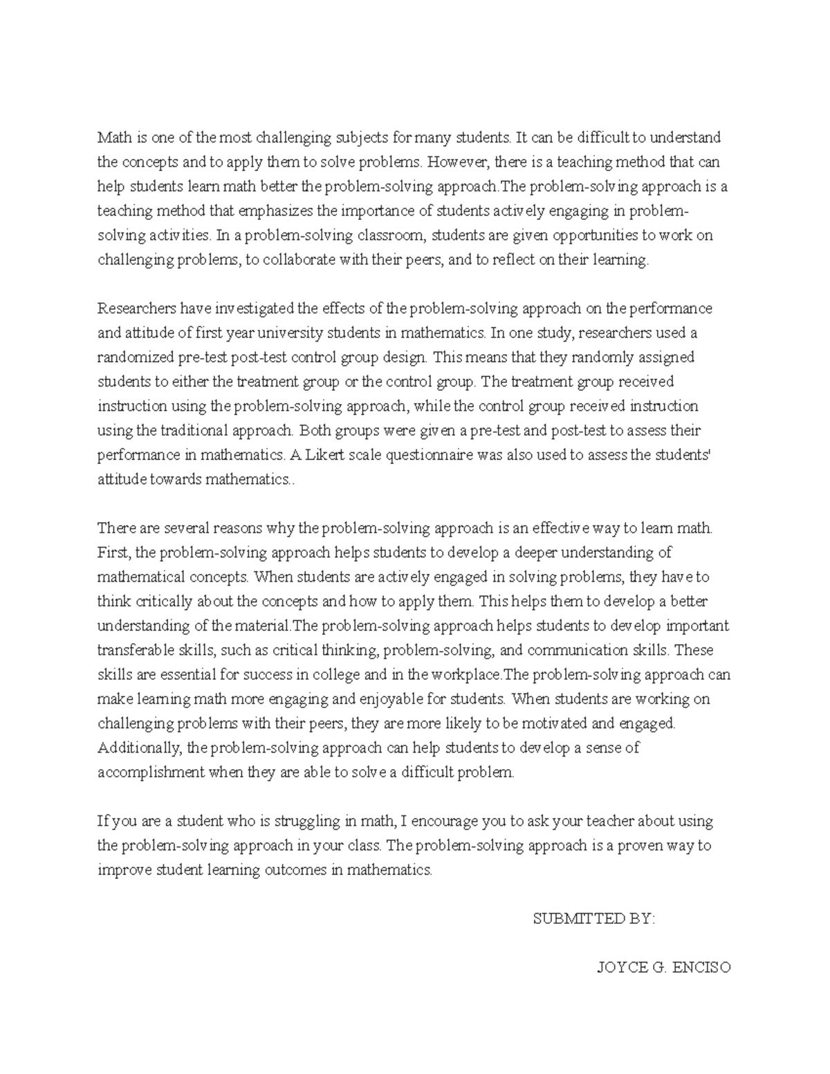 PR2 18 - practical research stem - Math is one of the most challenging ...