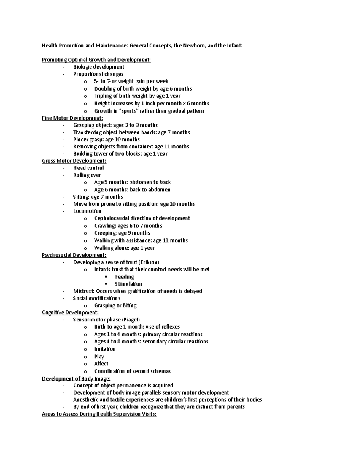 Ch 34- Health Promotion and Maintenance - Health Promotion and ...