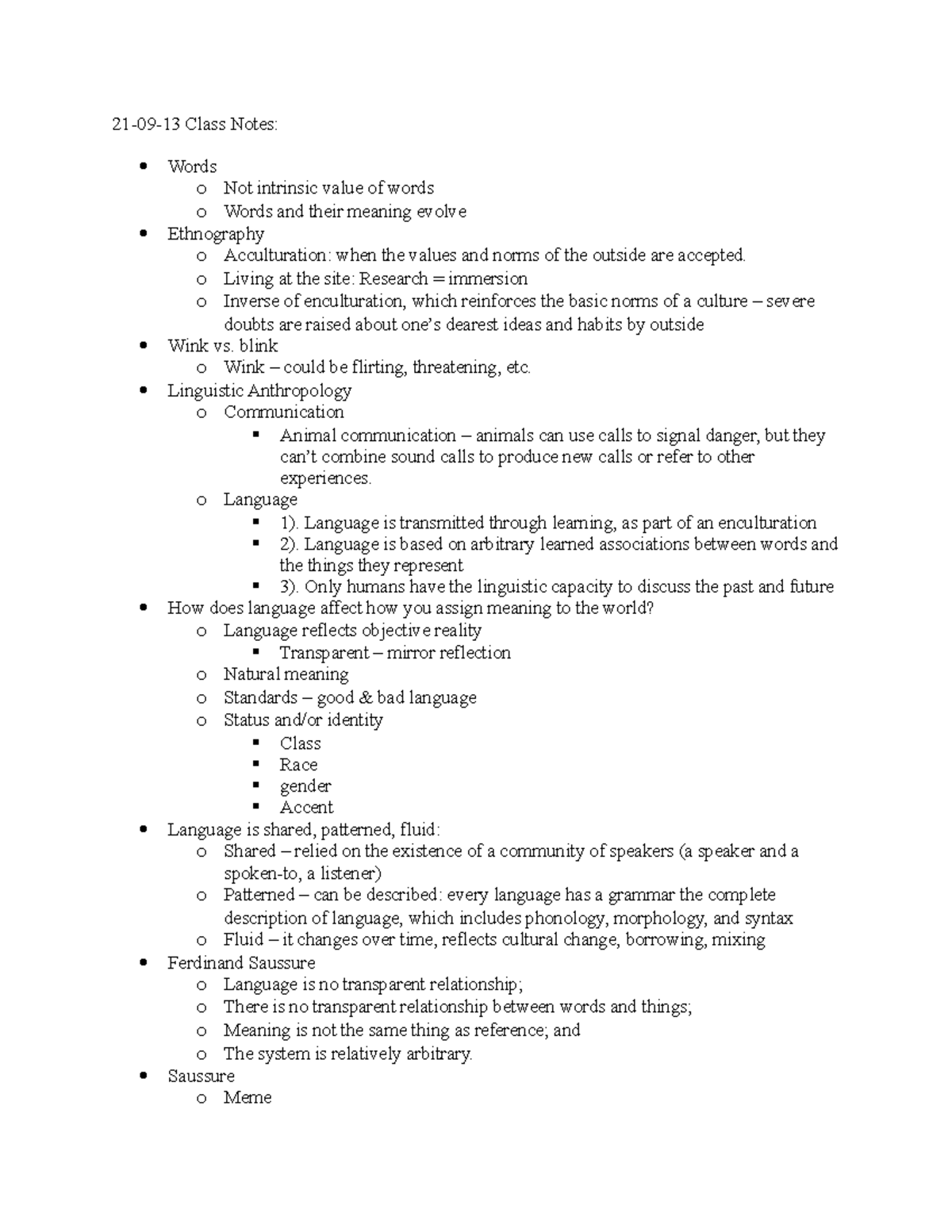 21-09-13 Class Notes - Professor Mubbashir Rizvi - 21-09-13 Class Notes ...