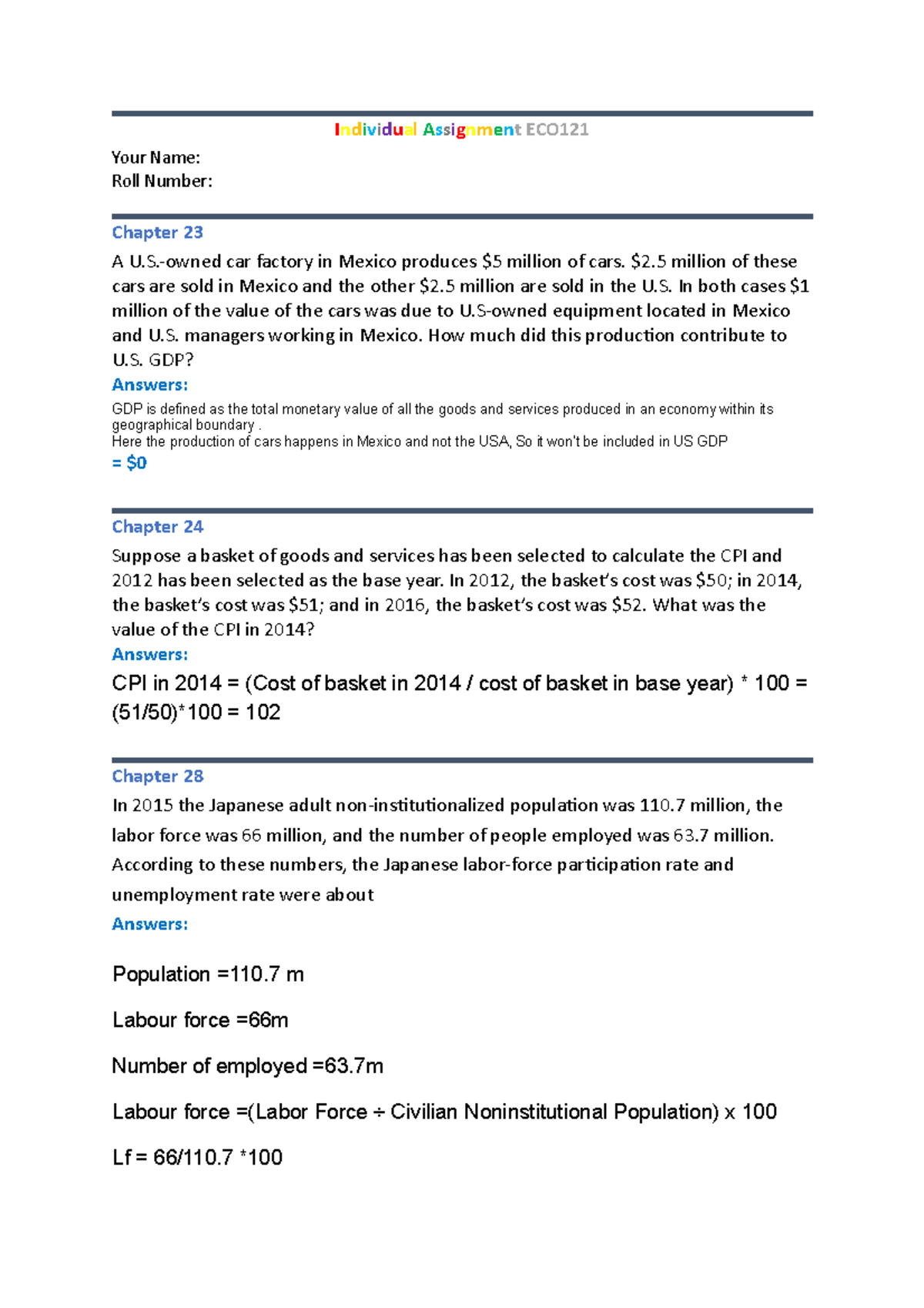 IA-Full-ECO121 - This is an assumption of many sources - Individual ...