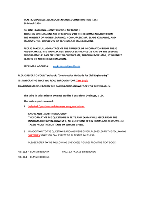 Chapter 8 - Railways - notes - cmthd301 - Studocu