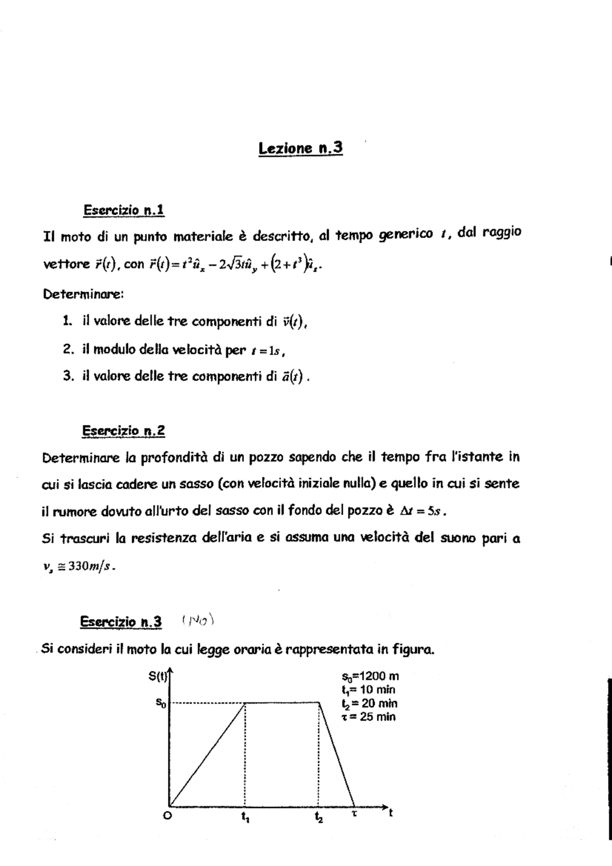 Esercizi fisica - Fisica - Studocu