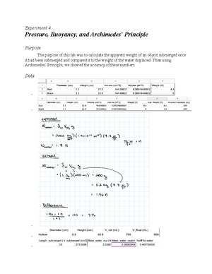 Cal Poly PHYS 122 College Physics 2 Lab Report 9 Reflection and ...
