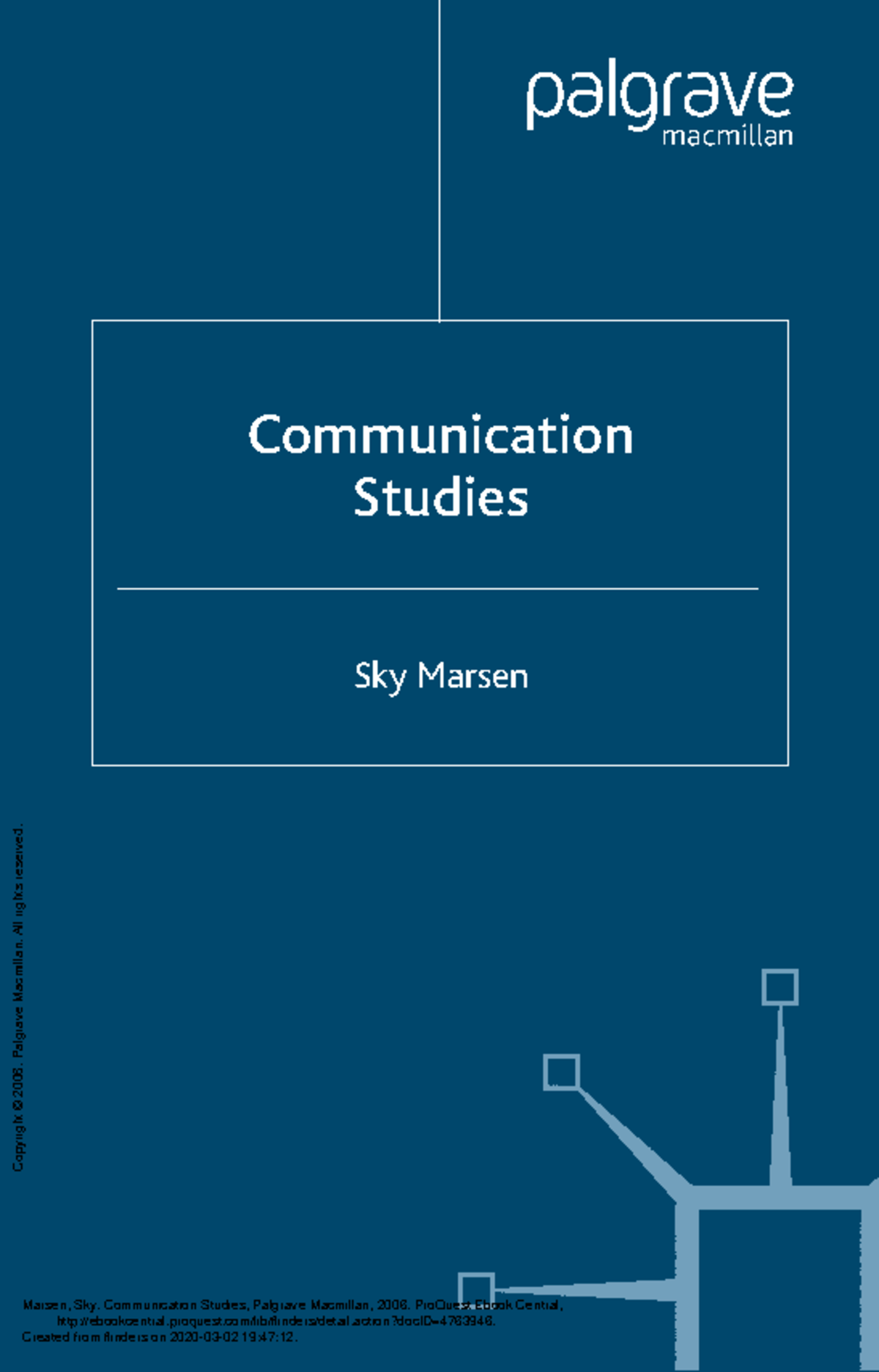 Communication Studies - (Cover) - Studies Sky Marsen Marsen, Sky ...