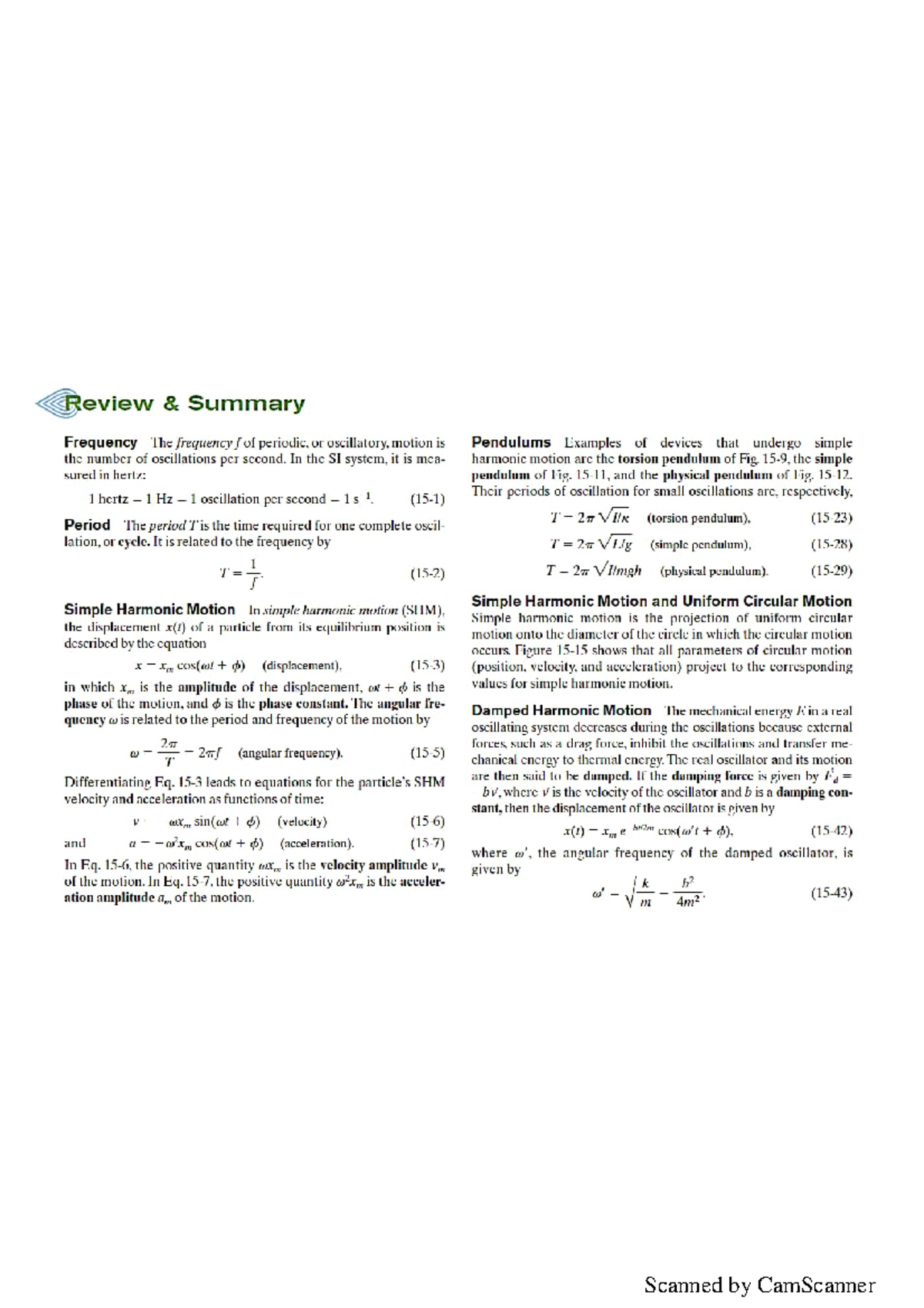 Summary Ch1 - Physics II - Studocu