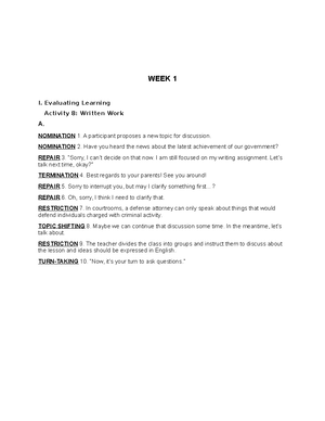 ORAL COM Q1 W2 - modules - Senior High School Oral Communication in ...