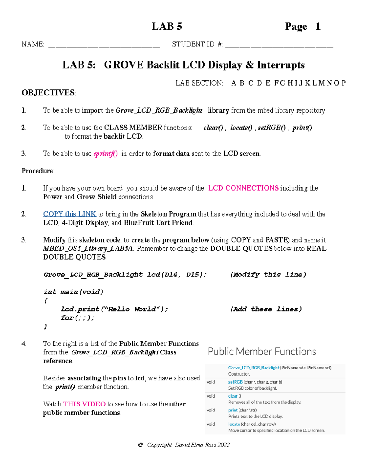 KC MCO455 LAB5 - Lab answers - NAME: _______________________________ STUDENT ID #: - Studocu