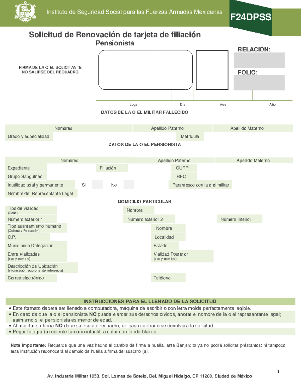 F24dpss Urgente Renovacion DE Tarjeta - 1 RELACIÓN: F 24 DPSS Instituto ...