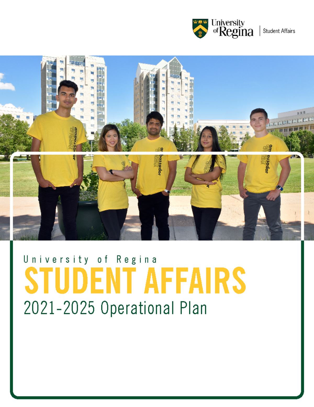 2021 2025 SA Operational Plan - U n i v e r s i t y o f R e g i n a ...