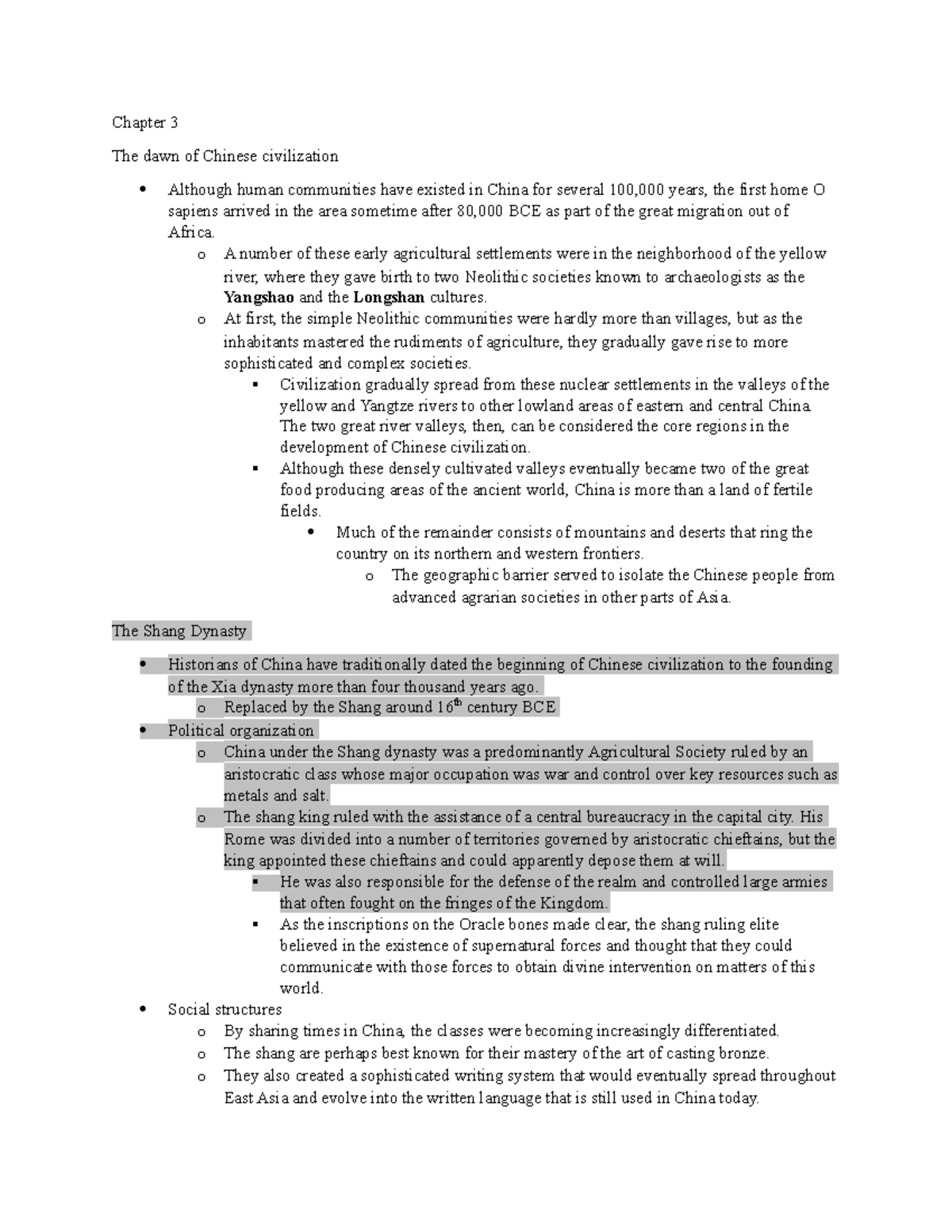 Chapter 3 - notes - HIST 111 - SLU - Studocu