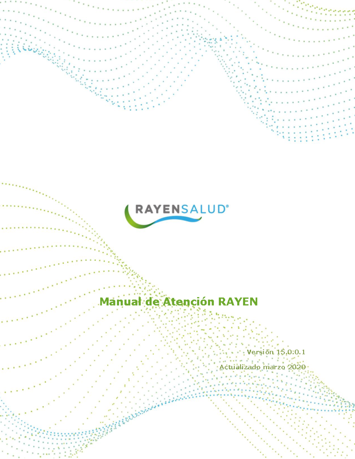 Software Rayen - Manual Atención - Manual de Atención RAYEN Versión 1 5 ...