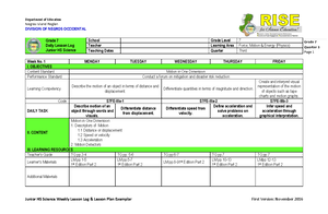 434388448 DLL Science 10 Quarter 1 Week 10 - GRADES 1 to 12 DAILY ...