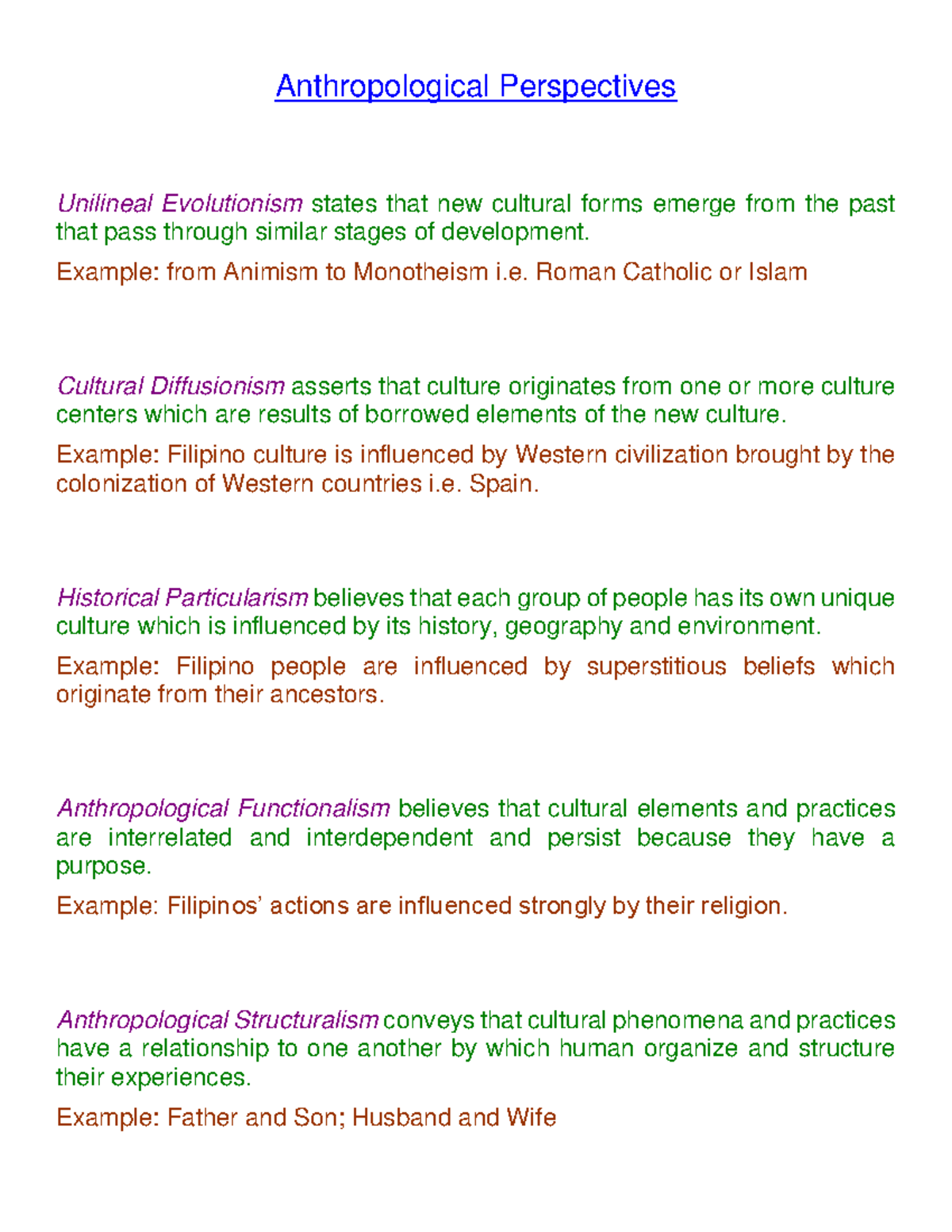 SH1661 - Understanding Culture Society and Politics Anthro Perspectives ...