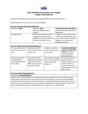 HUM 215 module one - assignment - The subject of the creative work ...