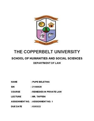 025764098 - Revision - CRIMINAL LAW BLL LECTURE NOTES COMPILED BY: K M ...