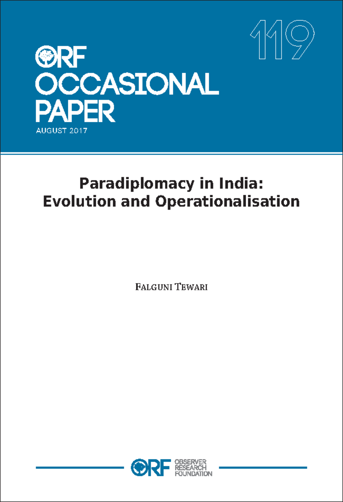 Paradiplomacy - This article talks about the decentralisation of powers ...