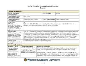 Task 1 D006 Completed - Kayla Nush - WGU D006 Task 1 A. Plan an ...