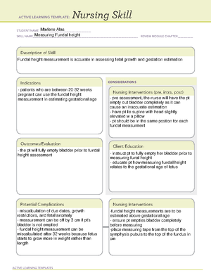 Ati postpartum template - ACTIVE LEARNING TEMPLATES Nursing Skill ...
