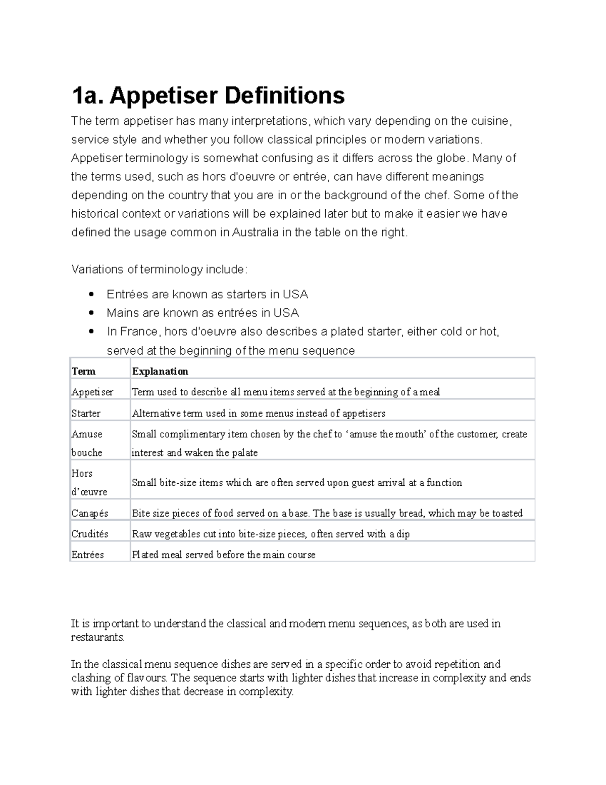 Salad - Nill - 1a. Appetiser Definitions The term appetiser has many ...